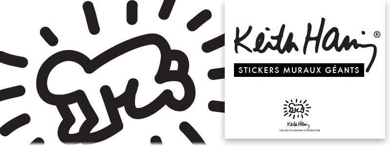 Stickers Keith Haring officiels: pour une déco Keith Haring géante ...