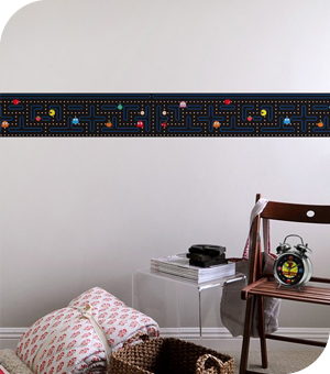 Official PAC-MAN Wall Stickers | Border - Giant Wall Stickers by Namco ...