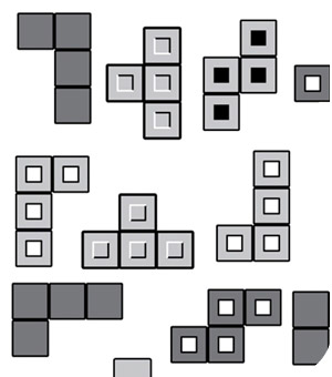Official Tetris Wall Stickers & Decals | Tetris Retro (Mini) Wall ...